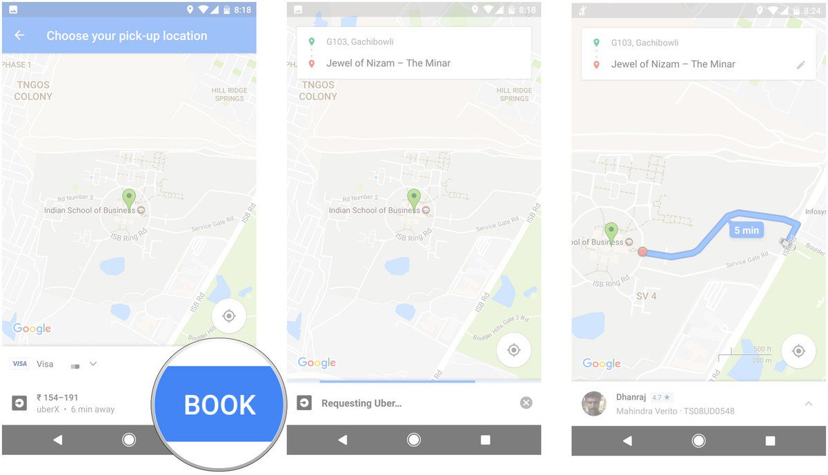 Як викликати Uber через мобільний додаток або Google Maps | Блог Comfy
